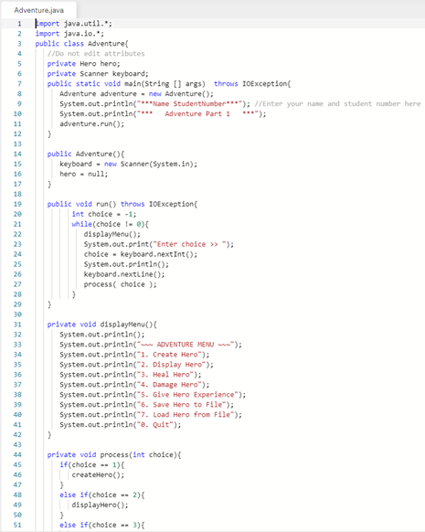Solved Java Coding This program will implement a user | Chegg.com