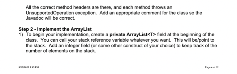 Solved All the correct method headers are there, and each | Chegg.com