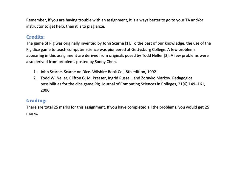 Solved CPSC 231 Assignments 01 Due Date: Mon., Sep 28th by | Chegg.com