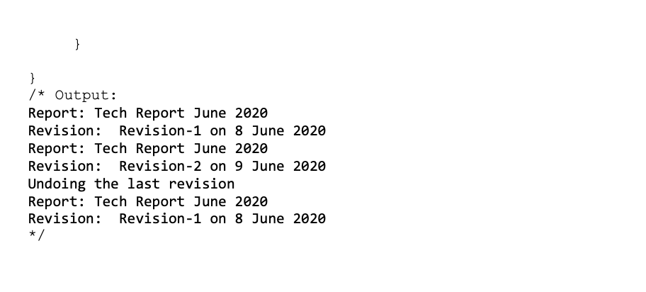 Solved The code segment given below shows how revisions can | Chegg.com