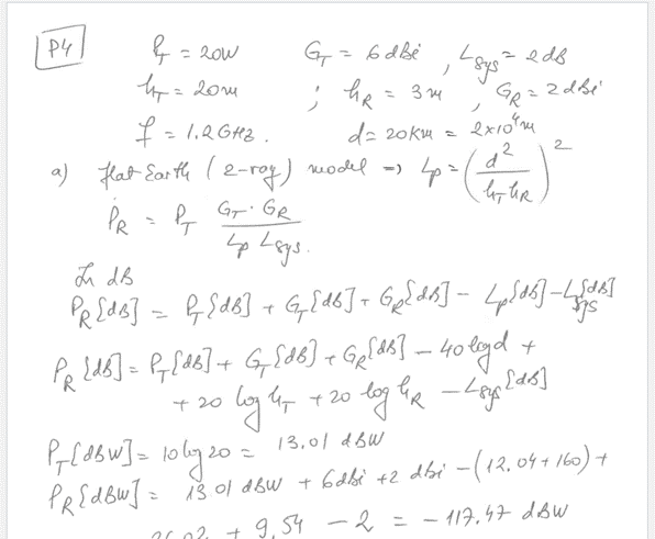 Solved Problem 6 (20pts.): In a wireless system a base | Chegg.com