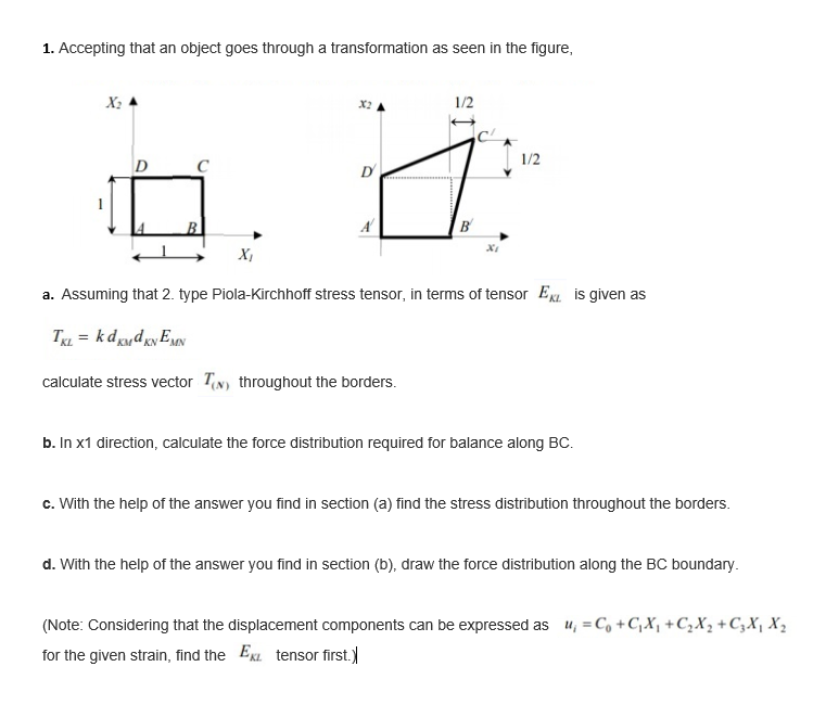 1. Accepting that an object goes through a | Chegg.com