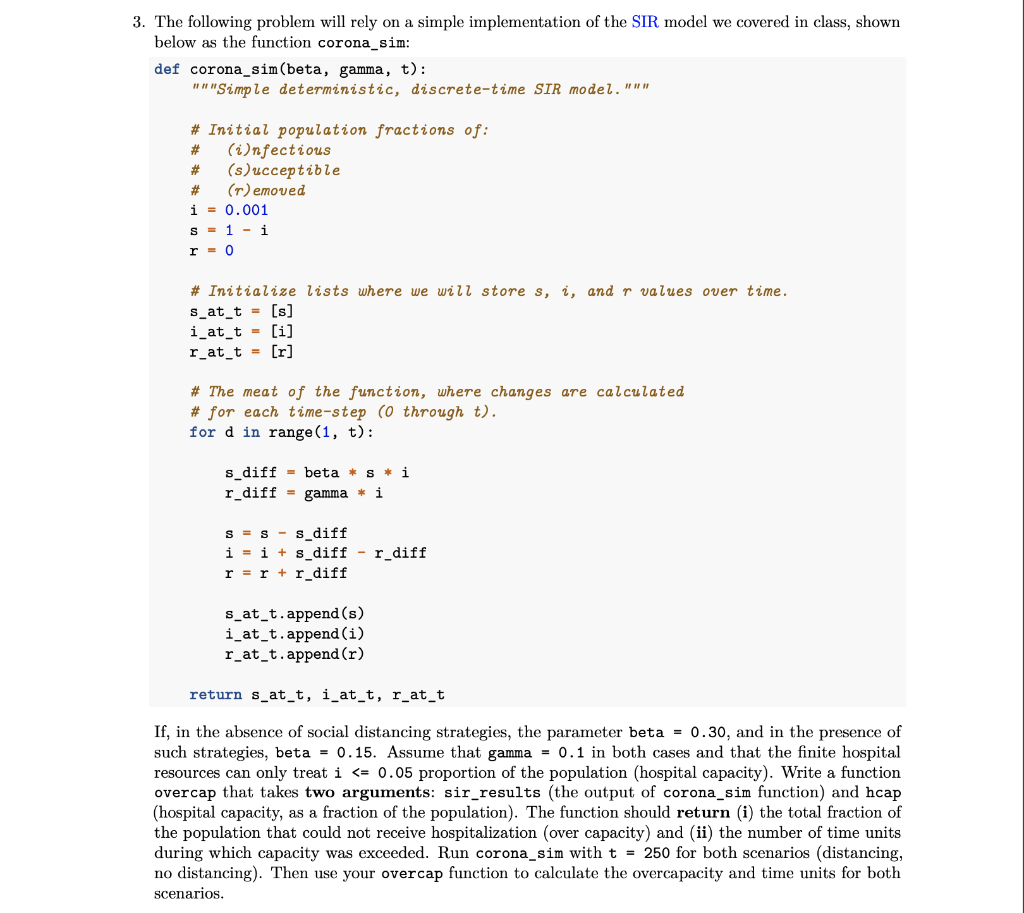 Learning objectives: • Python modules. • Random | Chegg.com