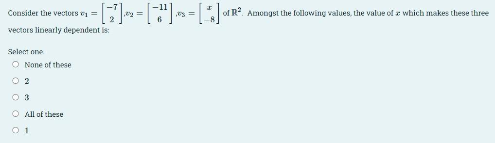 Solved Consider the vectors v1 = 22² +22 - 1 and v2 = -x2 – | Chegg.com