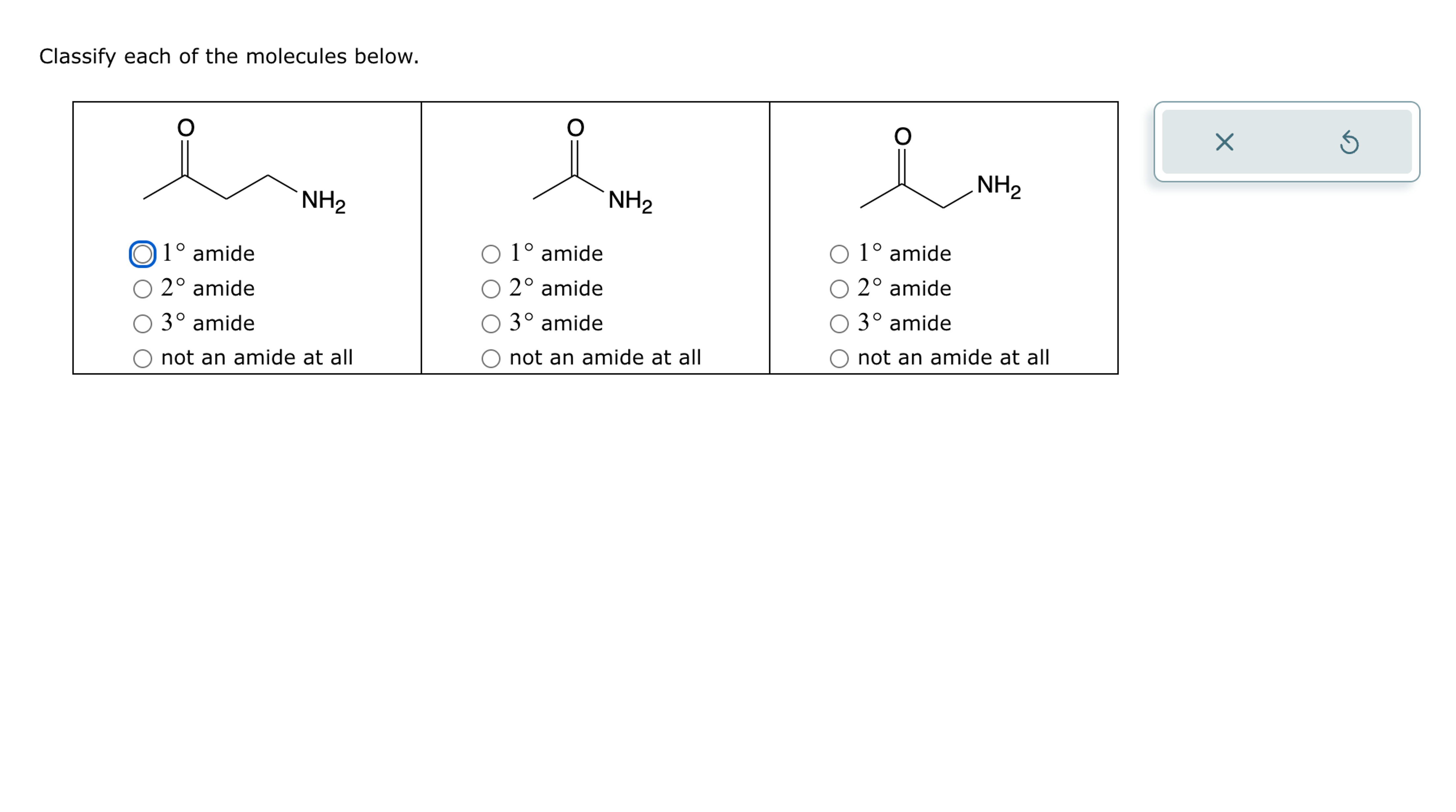 Solved Classify each of the molecules below. | Chegg.com
