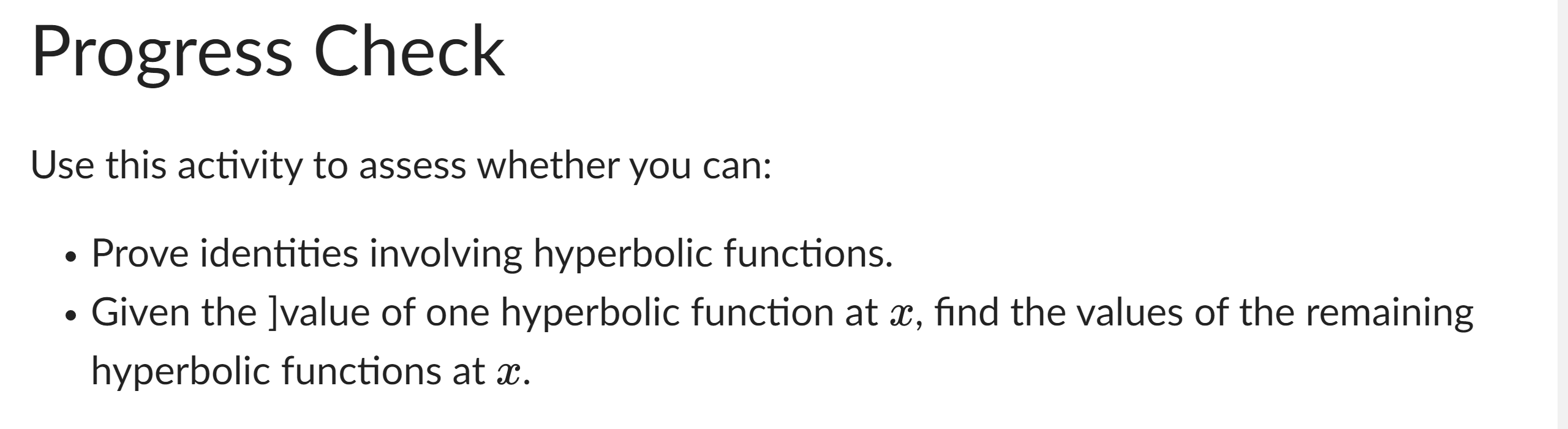 Solved Progress Check Use this activity to assess whether | Chegg.com