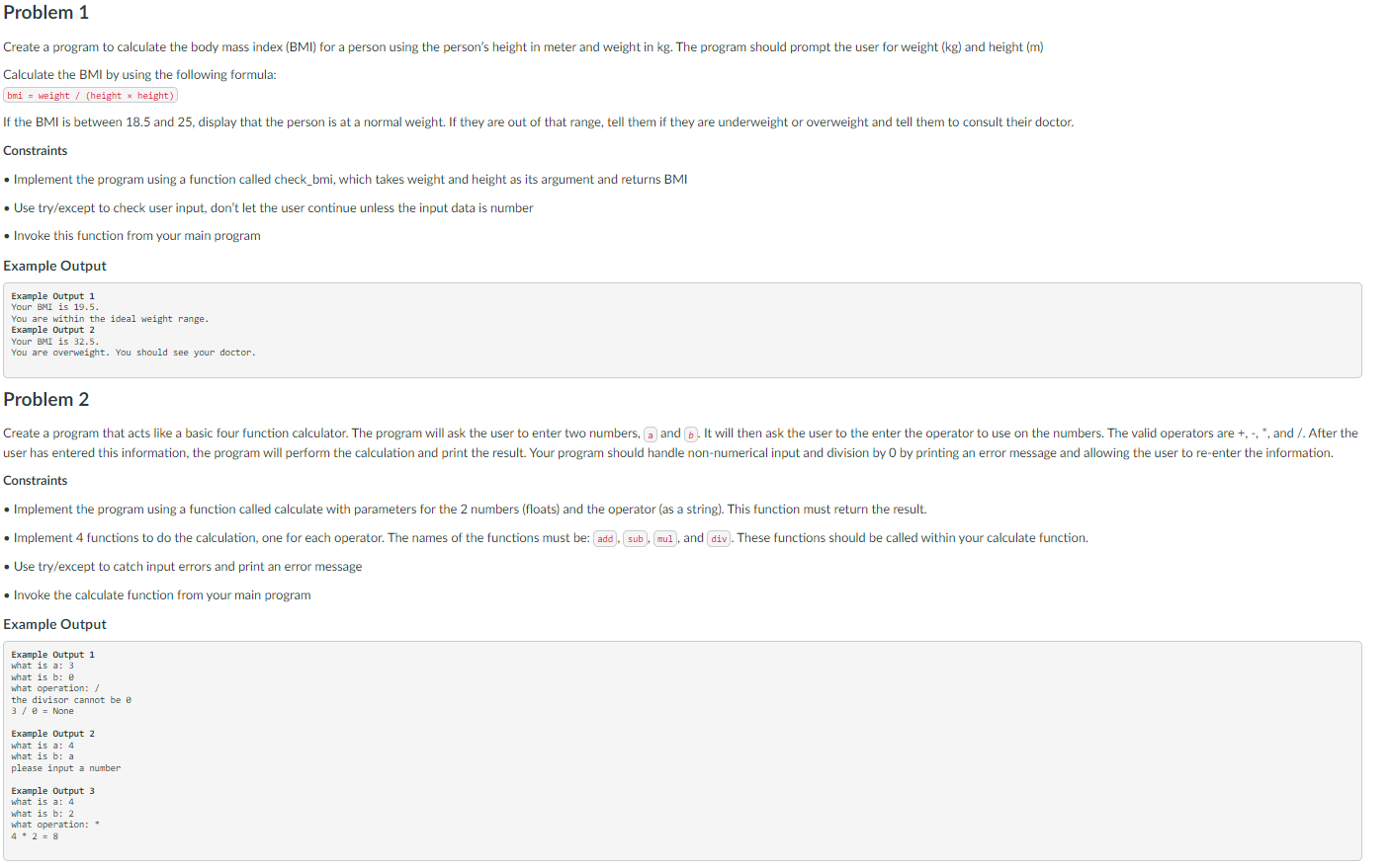 Solved Calculate the BMI by using the following formula: | Chegg.com
