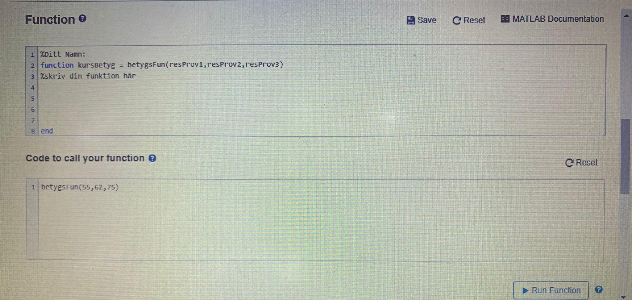 Solved Hi! Please help me with this matlab problem: In this | Chegg.com