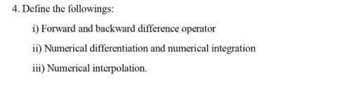 Solved 4. Define the followings: i) Forward and backward | Chegg.com