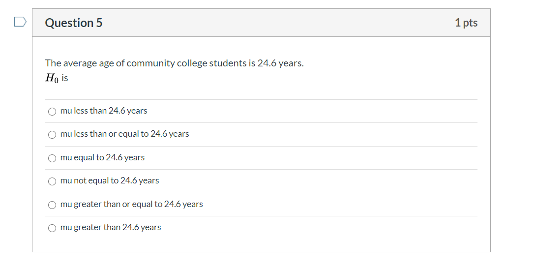 Solved The average age of community college students is | Chegg.com
