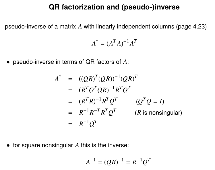 Solved 6.18 Suppose A and B are left-invertible matrices of | Chegg.com