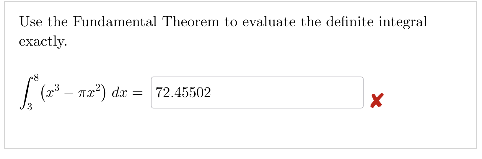 Solved Use the Fundamental Theorem to evaluate the definite | Chegg.com