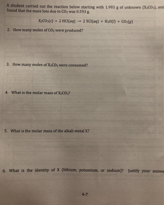 Solved A student carried out the reaction below starting | Chegg.com
