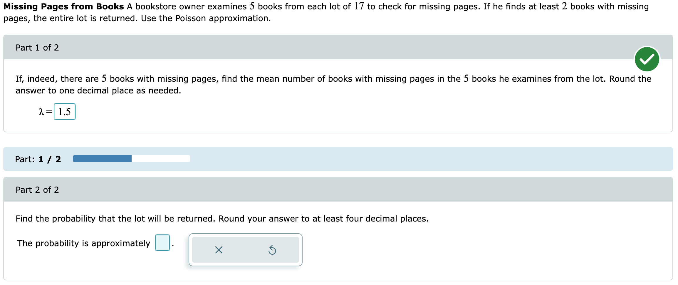Solved Missing Pages from Books A bookstore owner examines 5 | Chegg.com