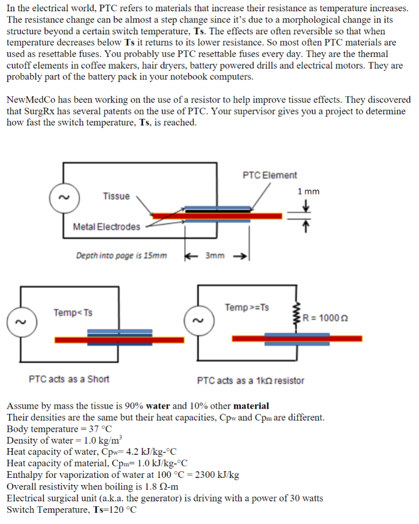 Solved In the electrical world, PTC refers to materials that | Chegg.com