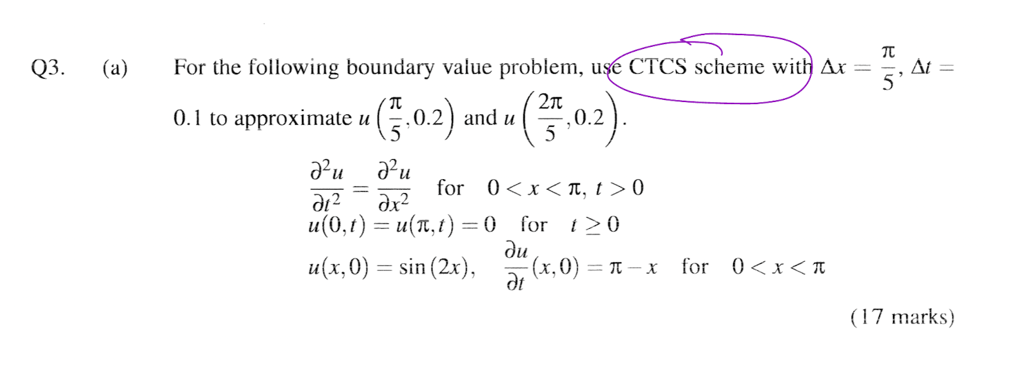 Solved (a) For the following boundary value problem, use | Chegg.com