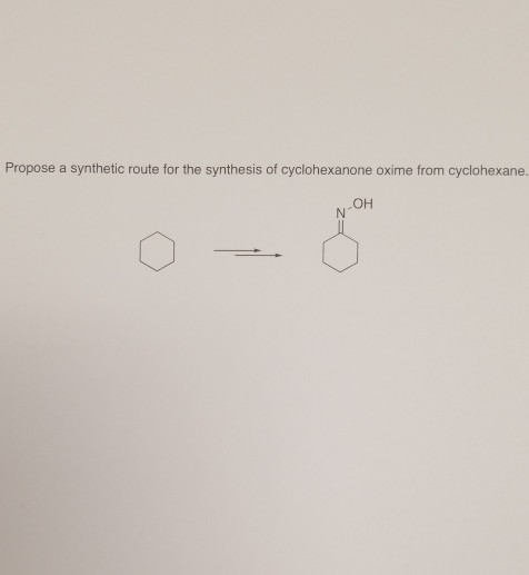 Solved Propose a synthetic route for the synthesis of | Chegg.com
