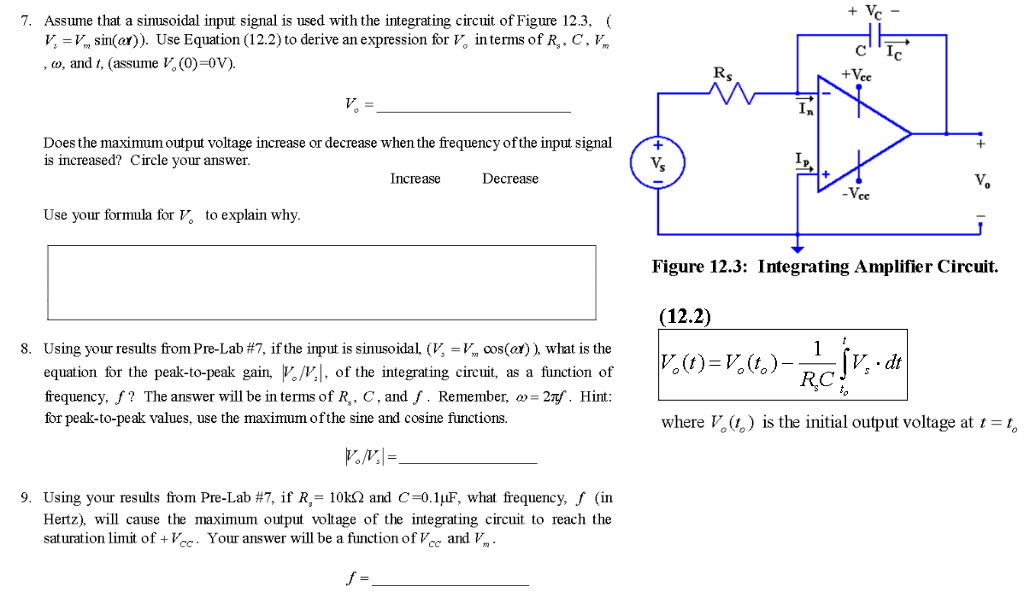Solved 7. Assume that a sinusoidal input signal is used with | Chegg.com