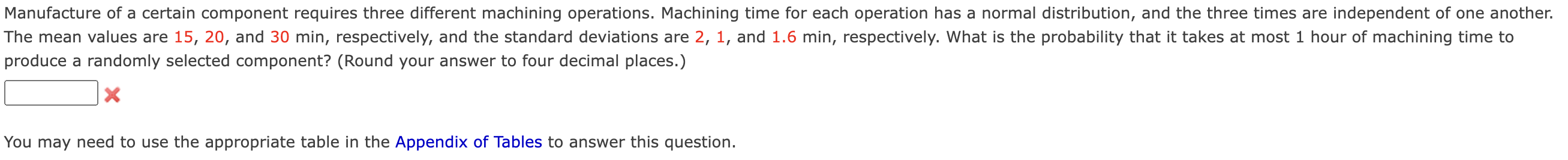 Solved produce a randomly selected component? (Round your | Chegg.com