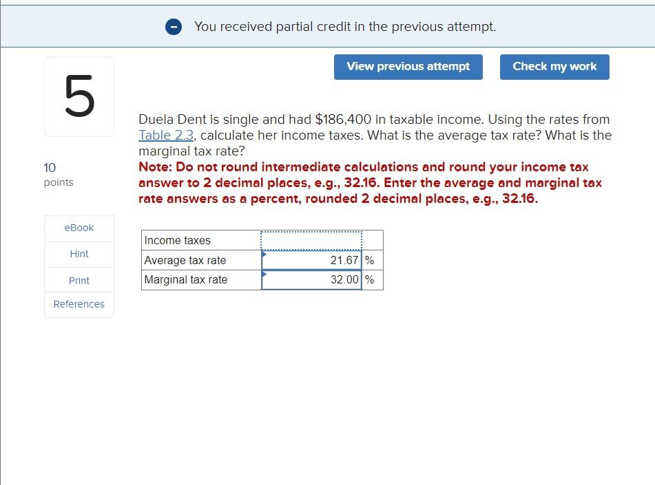 Solved You received partial credit in the previous attempt. | Chegg.com