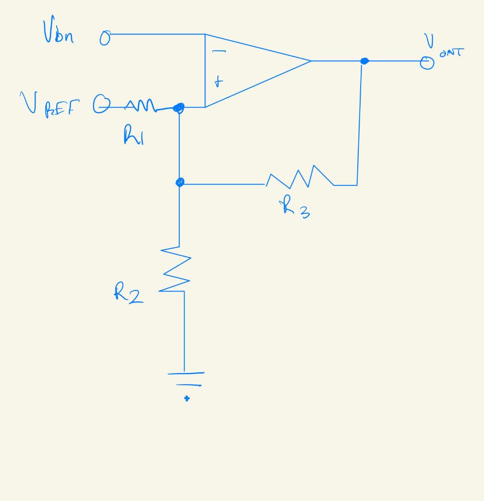 Solved The circuit shown is a simple Schmitt Trigger. This | Chegg.com