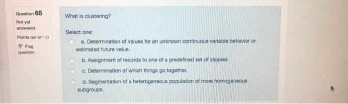 Solved Question 64 What is distributed computing? Not yet | Chegg.com