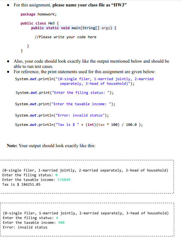Solved CSCI 1301 Homework \#3 Due date: September 7, 2022 | Chegg.com