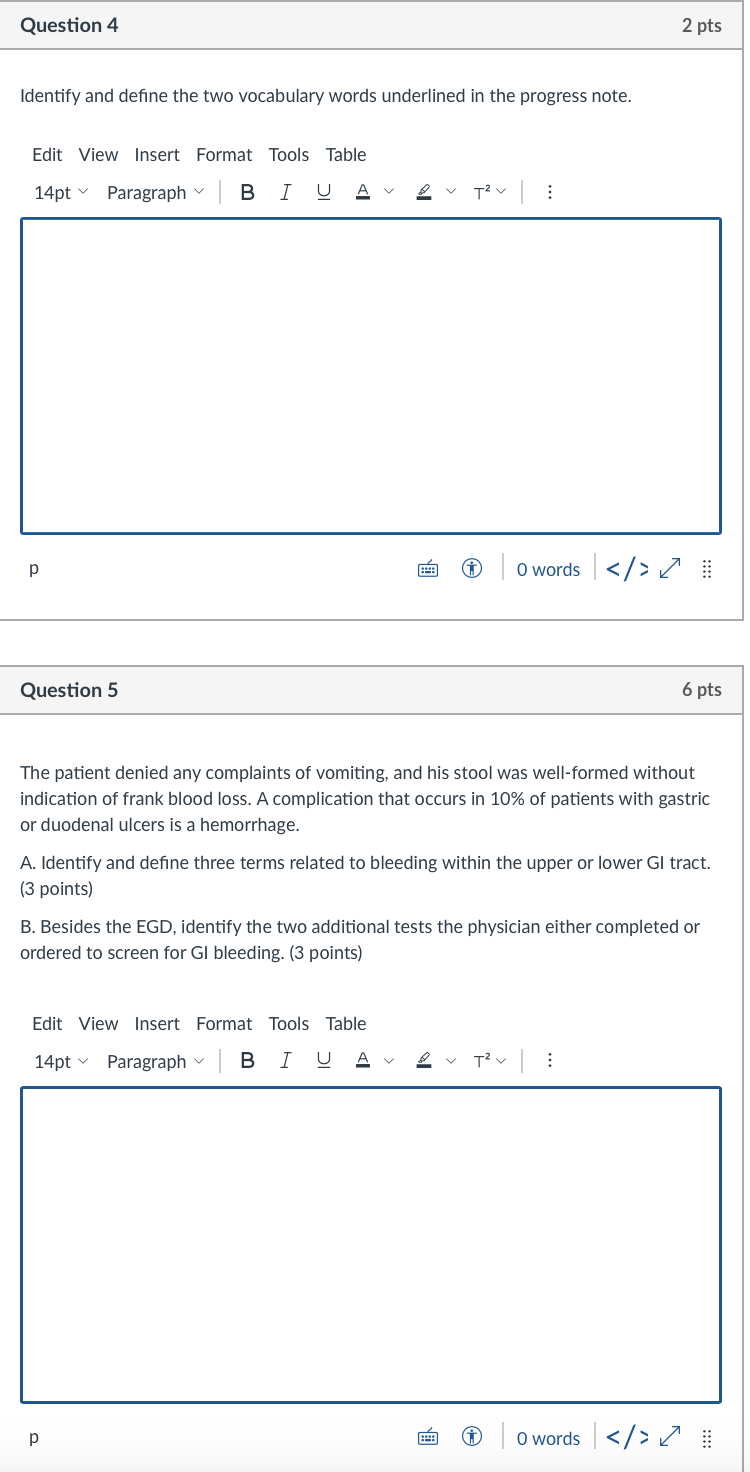 Solved Read the following outpatient progress note from an | Chegg.com
