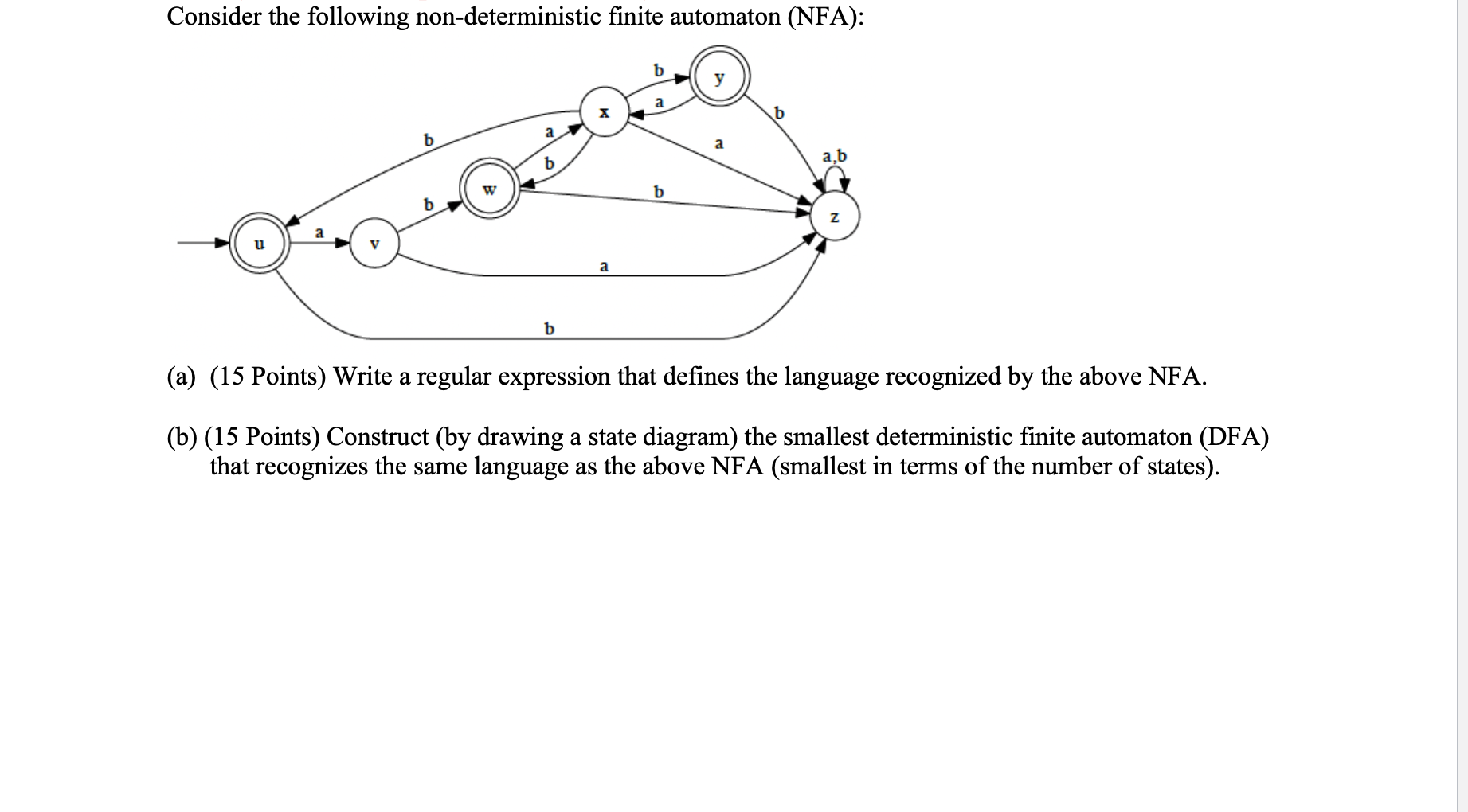 Solved Consider the following non-deterministic finite | Chegg.com Solved Consider the following non-deterministic finite | Chegg.com