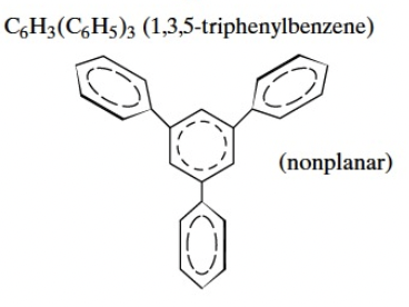 Solved C6H3(C6H5)3(1,3,5-triphenylbenzene) | Chegg.com