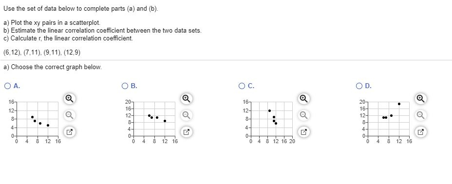 Solved Use the set of data below to complete parts (a) and | Chegg.com