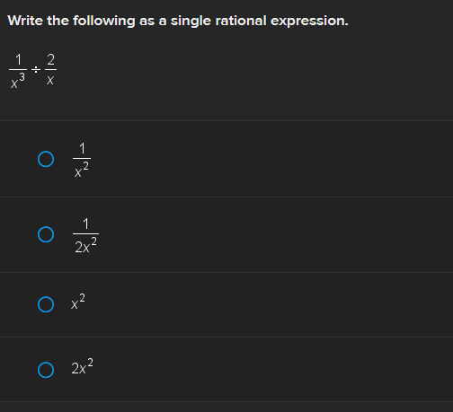 Solved Write the following as a single rational | Chegg.com