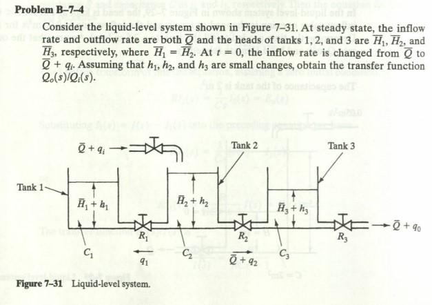Solved Consider the liquid-level system shown in Figure | Chegg.com