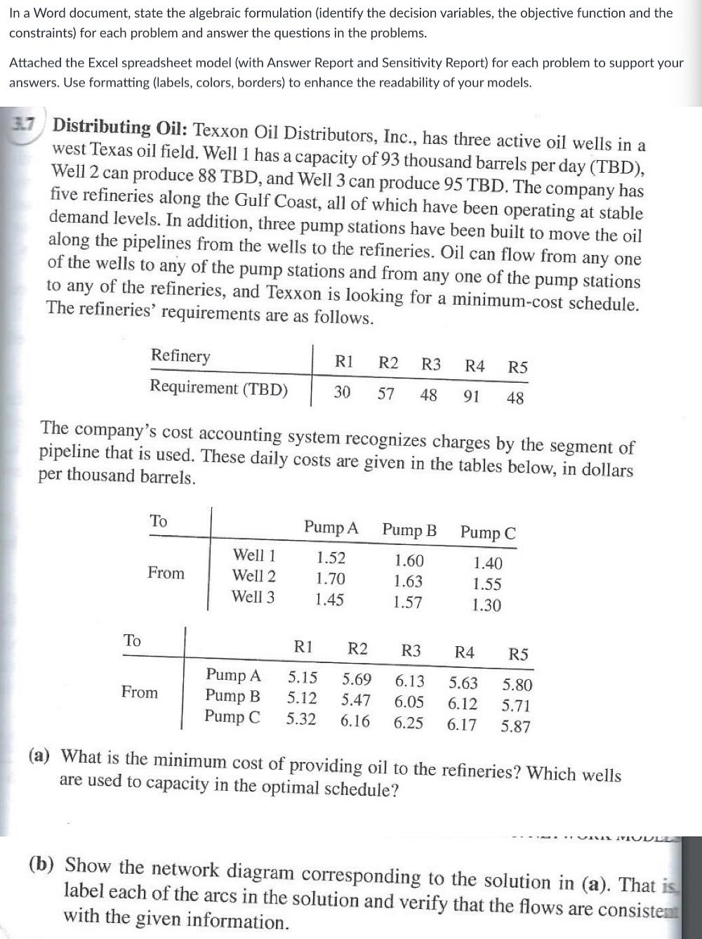 Solved In a Word document, state the algebraic formulation | Chegg.com Solved In a Word document, state the algebraic formulation | Chegg.com