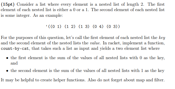 Solved (4pt) If CONS is applied with two atoms, say 'A and | Chegg.com