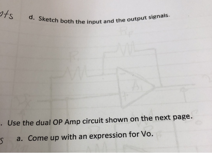 Solved Design a differentiator circuit with an input signal | Chegg.com