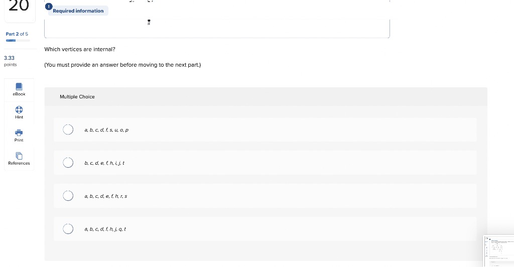 Solved Check my work 20 Part 2 of 5 Required information | Chegg.com