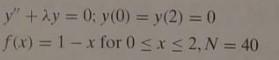 Solved Find the expansion of f(x) in the eigenfunction of | Chegg.com