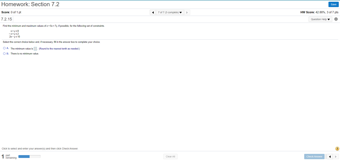 Solved Homework Section 7 2 Save Score 0 Of 1 Pt 7 Of 7 3