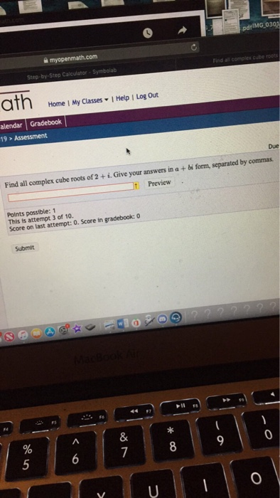 Solved a myopenmath.com Step-by-Step Calculator-Symbolab | Chegg.com