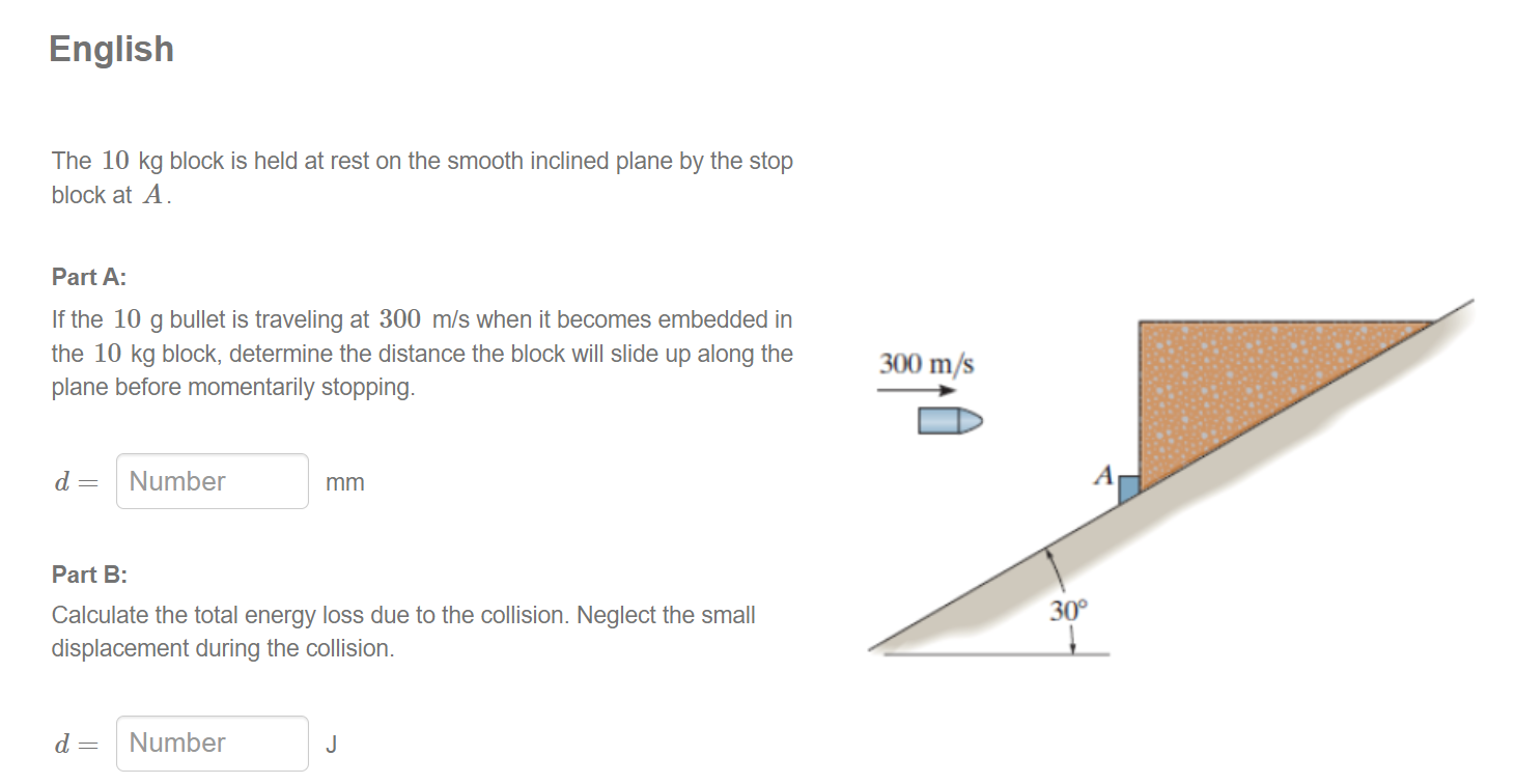 Solved The 10kg ﻿block is held at rest on the smooth | Chegg.com