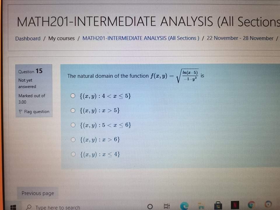 Solved MATH201-INTERMEDIATE ANALYSIS (All Sections Dashboard | Chegg.com