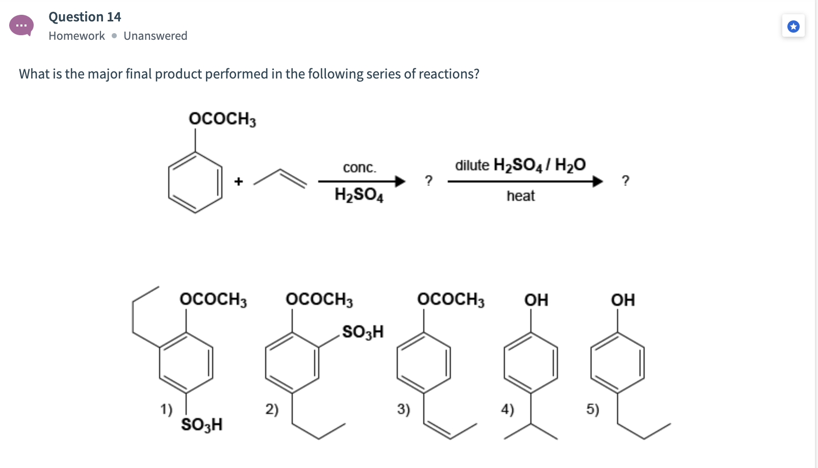 Solved What is the major final product performed in the | Chegg.com