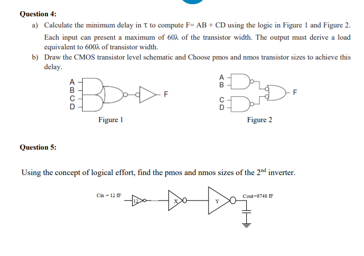 Solved Question 4: a) Calculate the minimum delay in τ to | Chegg.com