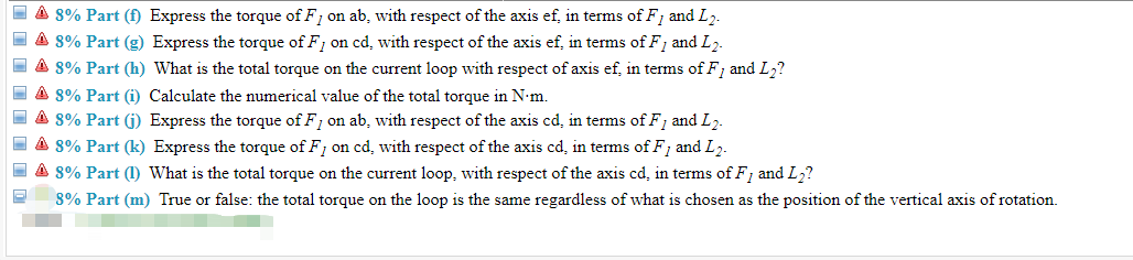 (25%) Problem 2: A rectangular loop with L1 = 0.55 m | Chegg.com