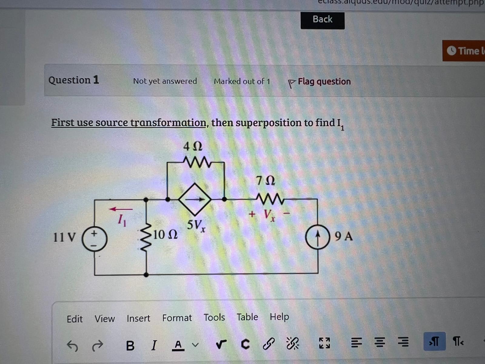 Solved First Use Source Transformation Then Superposition