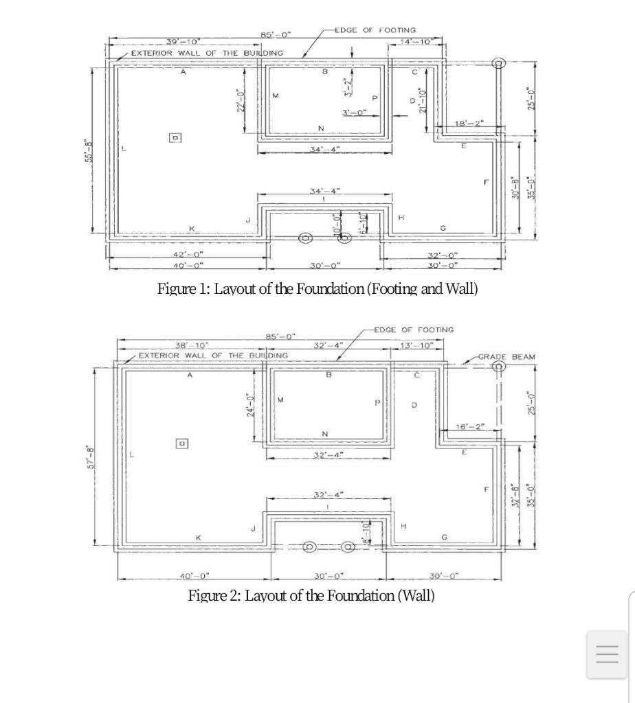 Solved 1) Calculate the quantity of concrete for the | Chegg.com