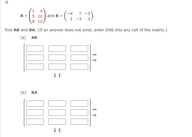 Solved IfA=([1,4],[5,10],[9,12]) ﻿and | Chegg.com