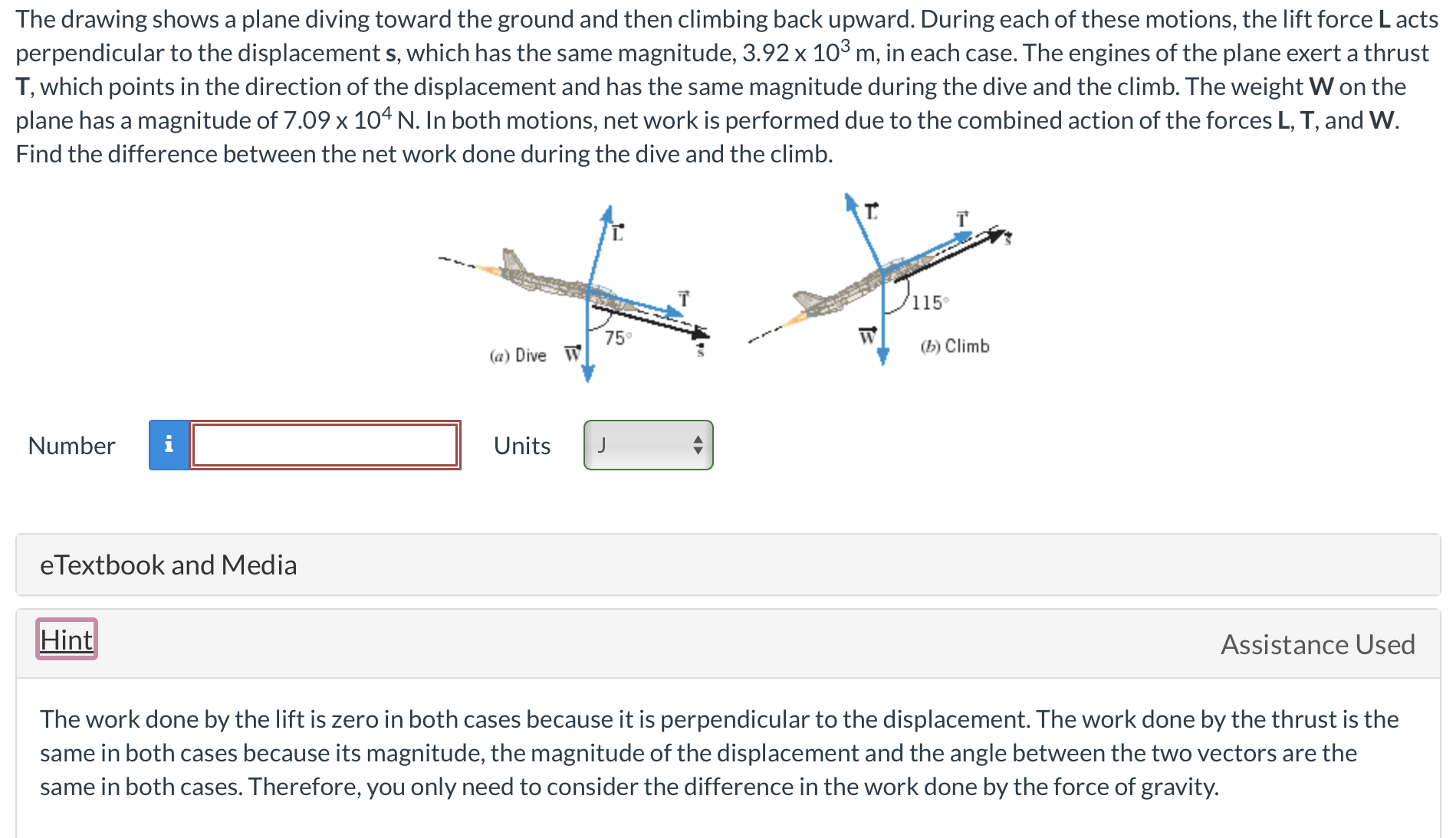 Solved The drawing shows a plane diving toward the ground | Chegg.com