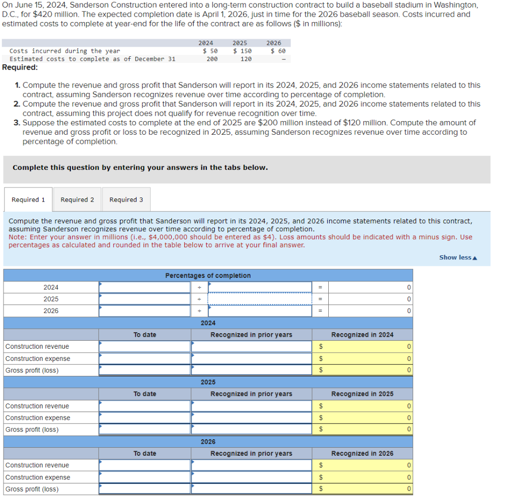 Solved On June 15, 2024, Sanderson Construction entered into | Chegg.com